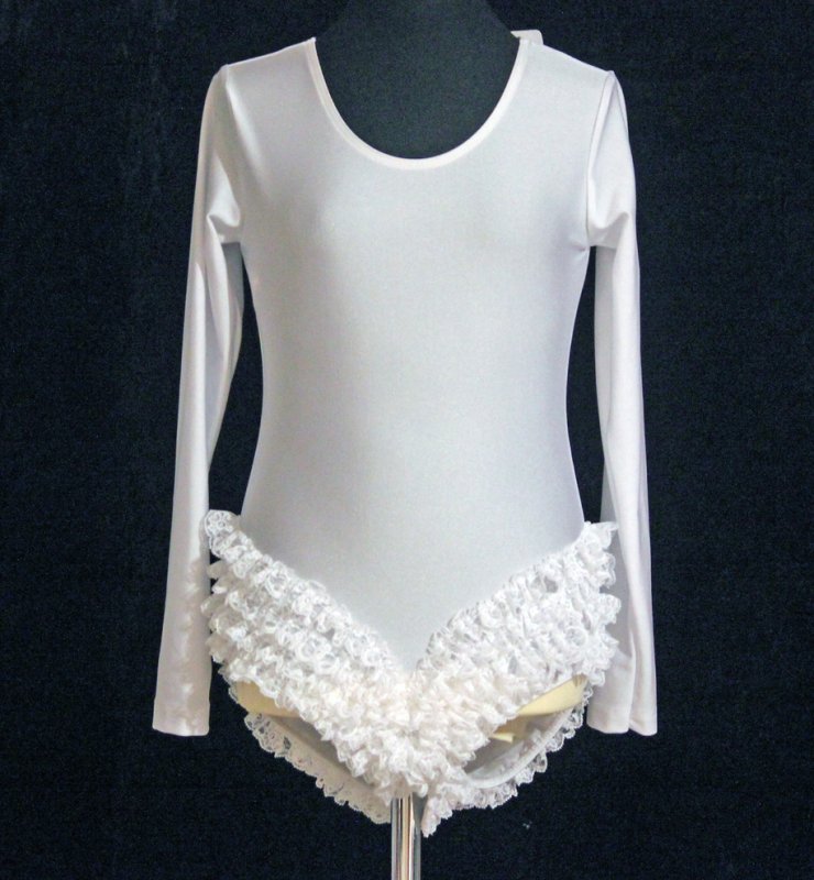 Uniform-Body Spitzenbody mit langem Arm, elastisch, mit Druckknöpfe im ...